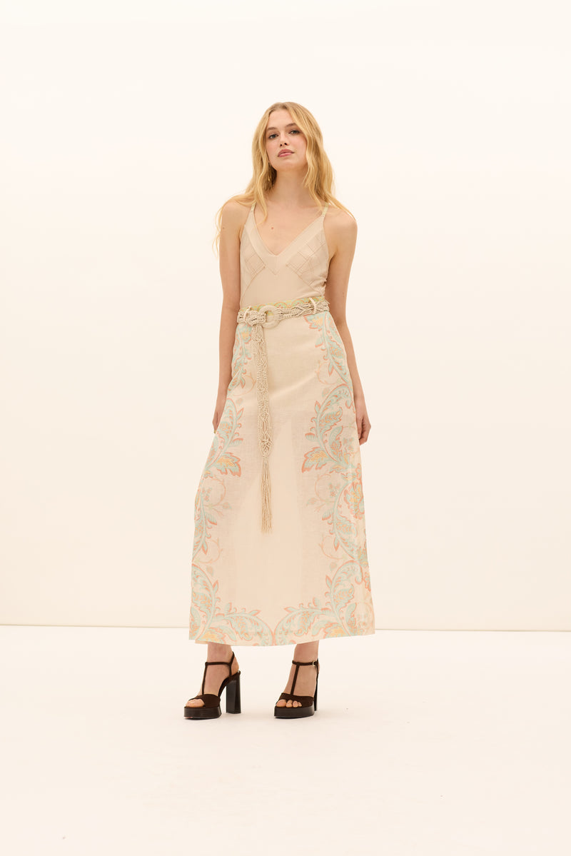 Fiordaliso Squared Skirt – Kate Ford