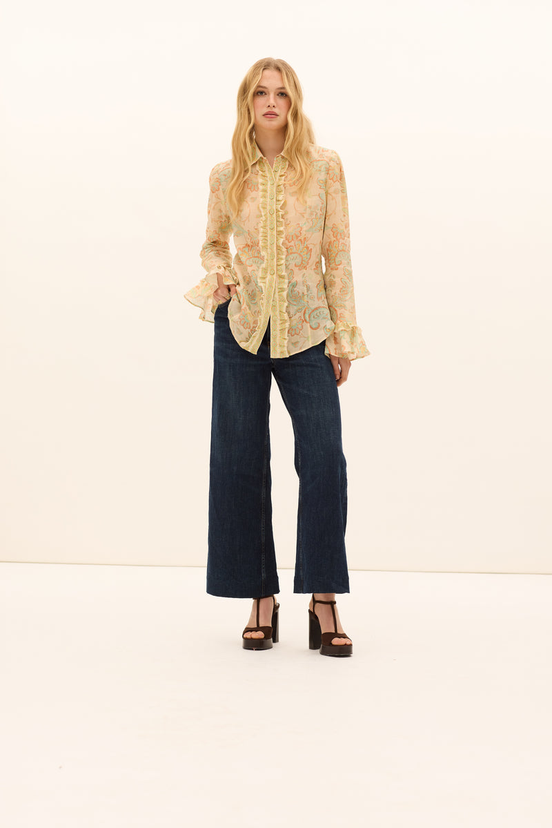 Fiordaliso Frill Blouse – Kate Ford